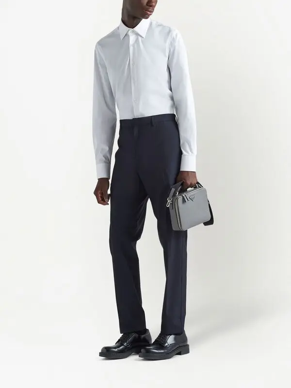 Prada Cotton Tailored Trousers
