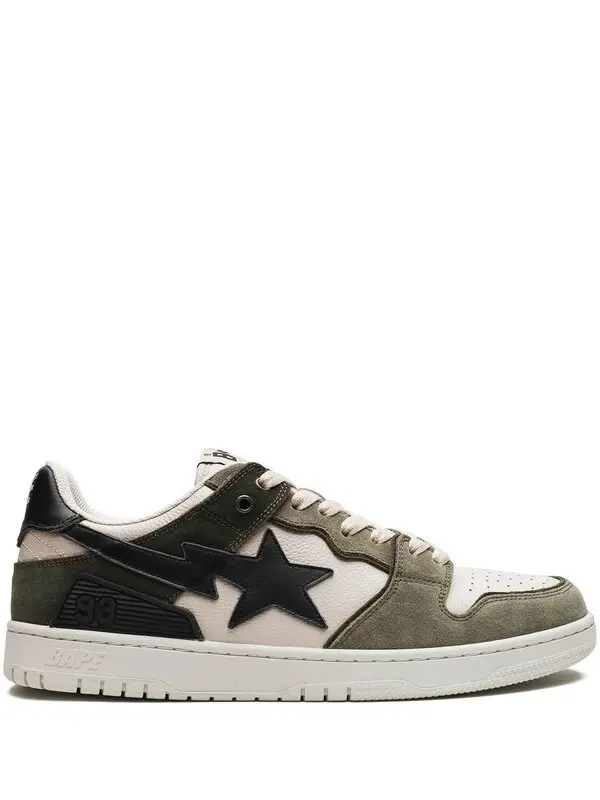 A BATHING APE Sk8 Sta #4 M1 Sneakers - Green