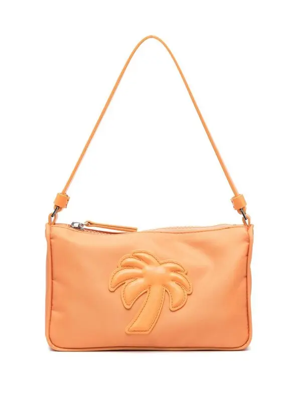 Palm Angels Logo-appliqué Shoulder Bag - Orange