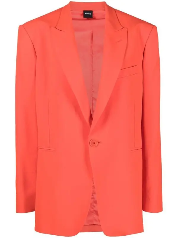 Aspesi Single-breasted Blazer - Red