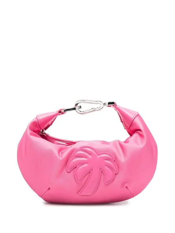 Palm Angels Big Palm Logo-embossed Clutch - Pink