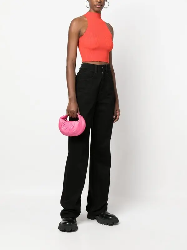 Palm Angels Big Palm Logo-embossed Clutch - Pink