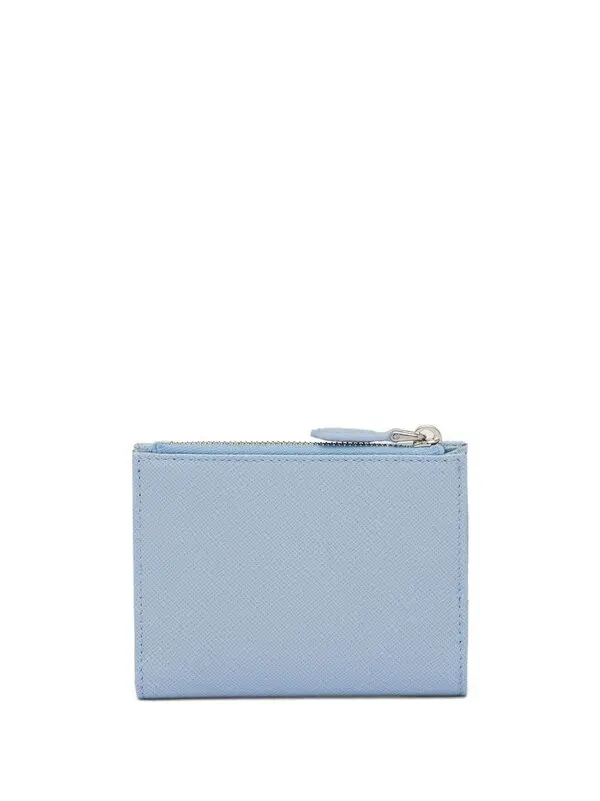 Prada Small Saffiano Leather Wallet - Blue