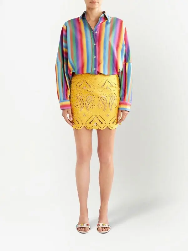Etro Embroidered Mini Skirt