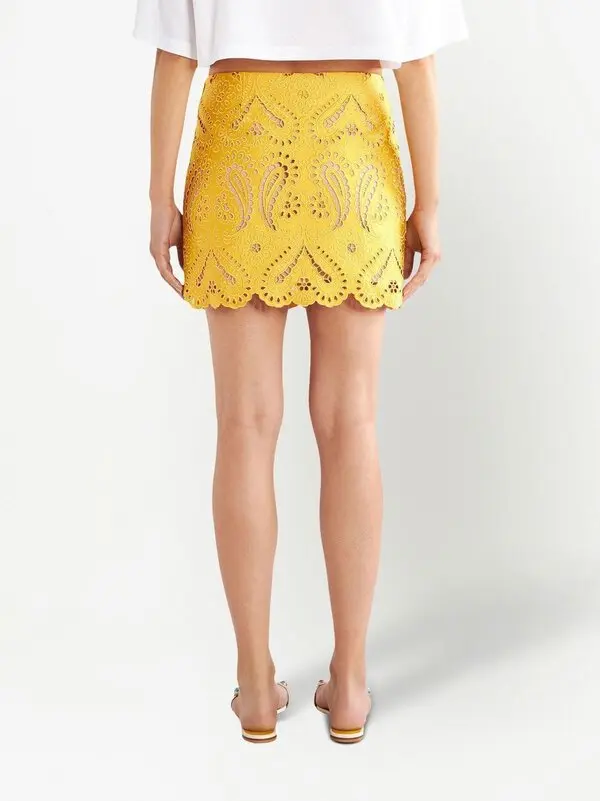 Etro Embroidered Mini Skirt