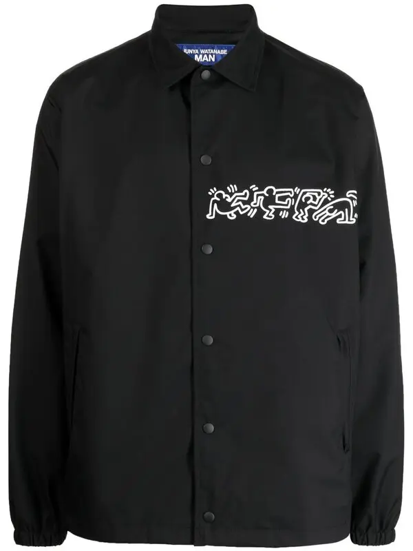 Junya Watanabe Printed Sleeves Shirt Jacket