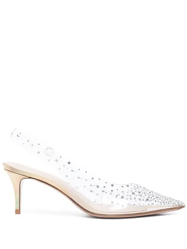 LE SILLA Nicole Crystal-embellished Slingback 60mm Pumps