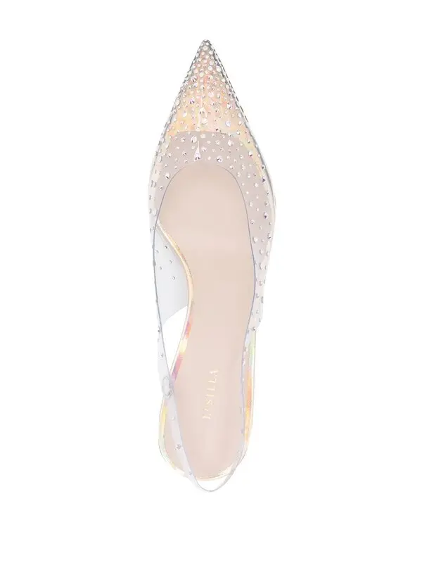 LE SILLA Nicole Crystal-embellished Slingback 60mm Pumps