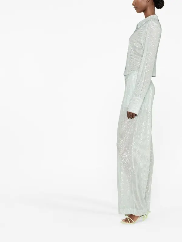 ROTATE BY BIRGER CHRISTENSEN Sequin-embellished Knit Cardigan