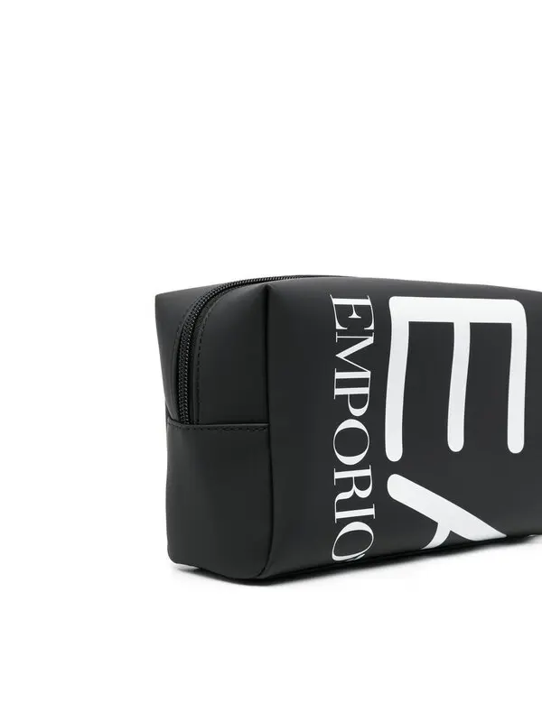EA7 Logo-print Wash Bag
