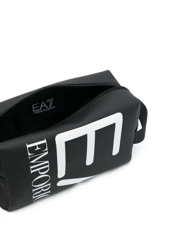 EA7 Logo-print Wash Bag