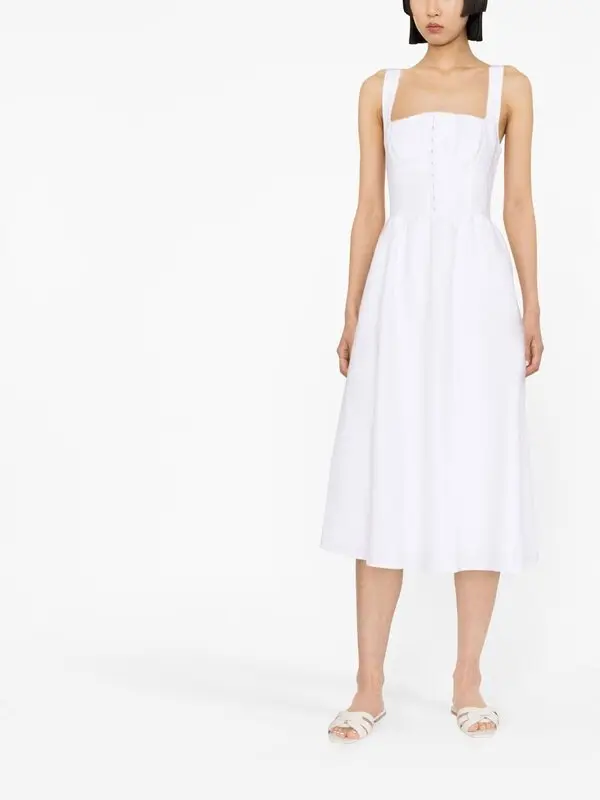 reformation tagliatelle linen dress //  VSP Consignment Dupe for Reformation's Tagliatelle dress?