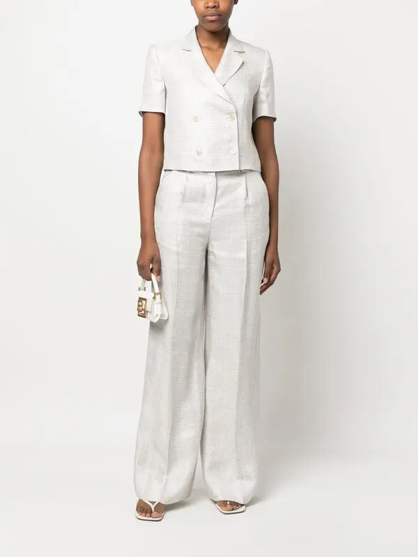 Lorena Antoniazzi Tailored Houndstooth Trousers