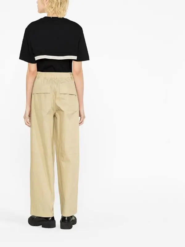 Moncler High-waist Tapered Trousers