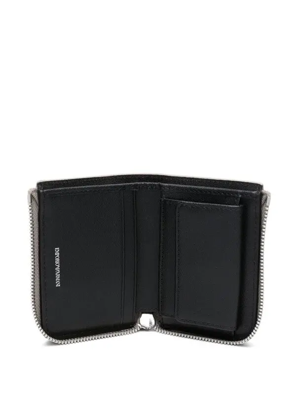 Emporio Armani Logo-stamp Faux-leather Wallet