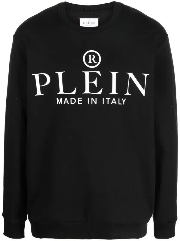 Philipp Plein Logo-print Cotton Jumper