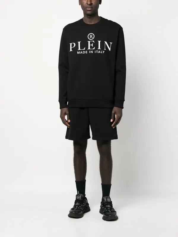 Philipp Plein Logo-print Cotton Jumper