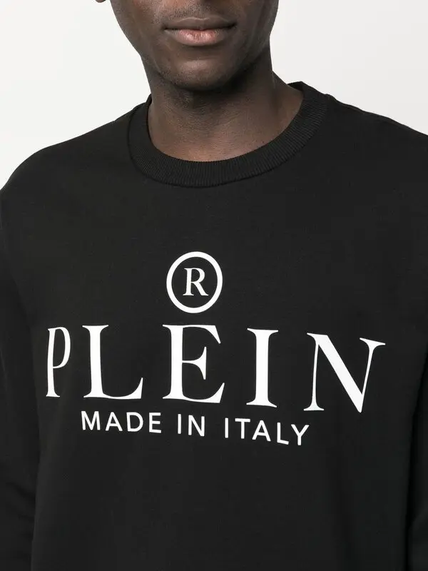 Philipp Plein Logo-print Cotton Jumper