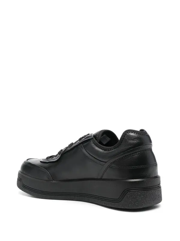 OAMC Leather Low-top Sneakers - Black