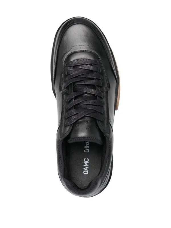 OAMC Leather Low-top Sneakers - Black