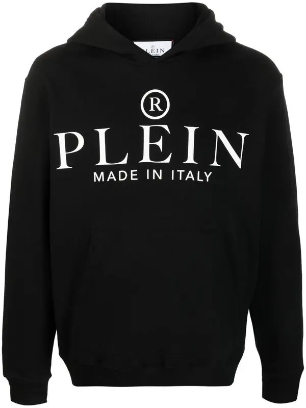 Philipp Plein Logo-print Hoodie - Black