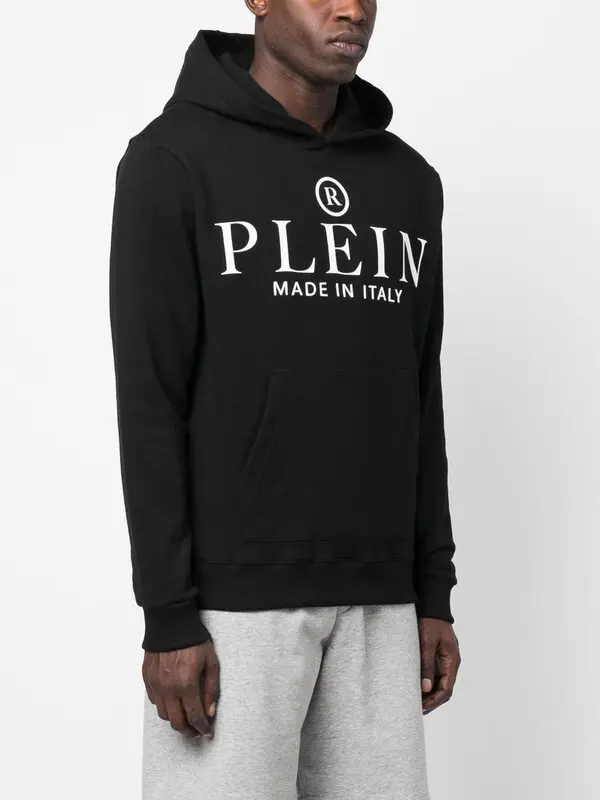Philipp Plein Logo-print Hoodie - Black