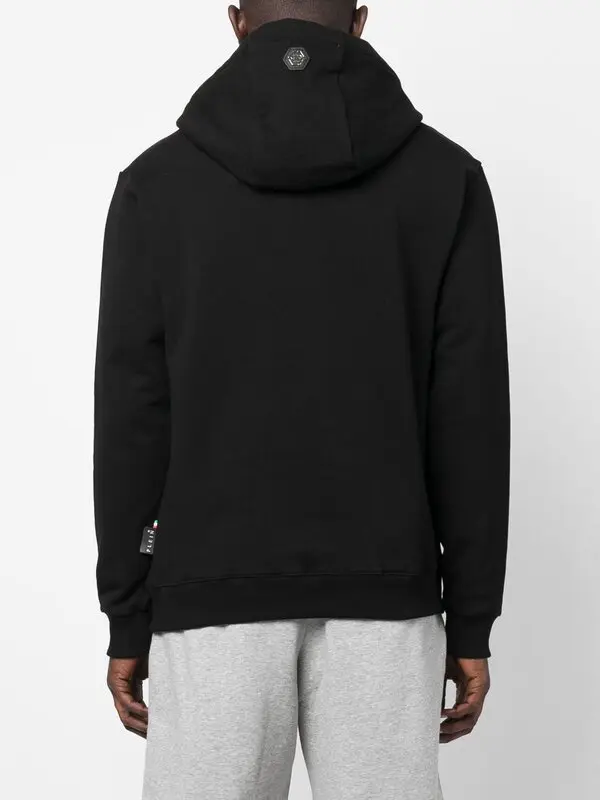 Philipp Plein Logo-print Hoodie - Black