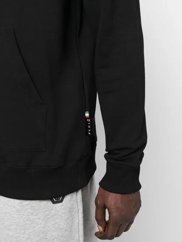 Philipp Plein Logo-print Hoodie - Black