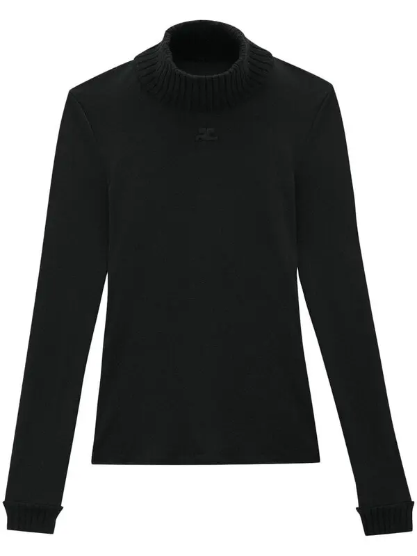 COURREGES Reedition Second-skin Top - Black