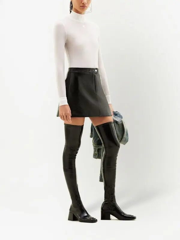 COURREGES Reedition Second-skin Top - White