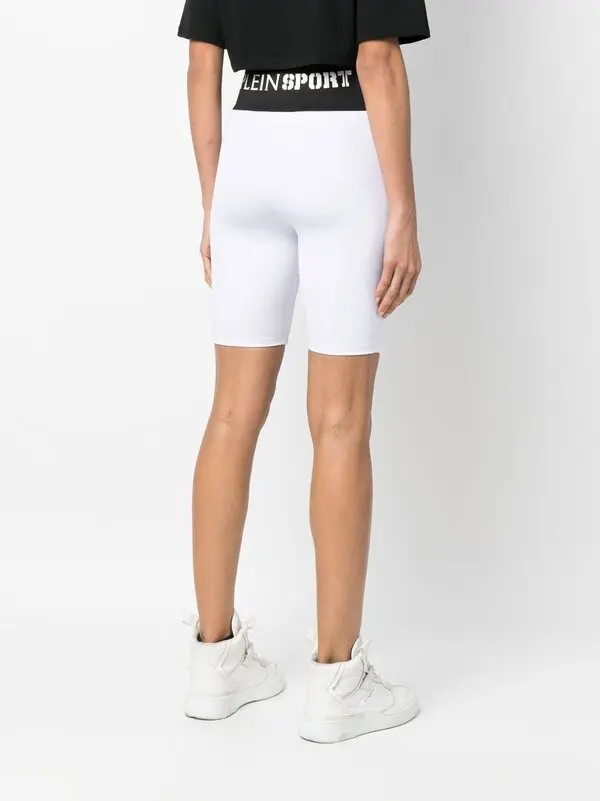 PLEIN SPORT Logo-waistband Cycling Shorts