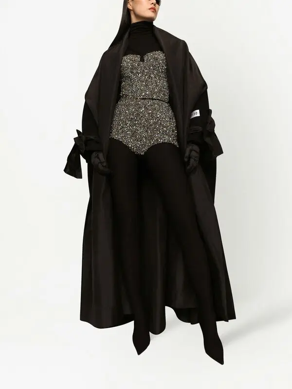 Dolce & Gabbana Rhinestone-embellished Corset Top