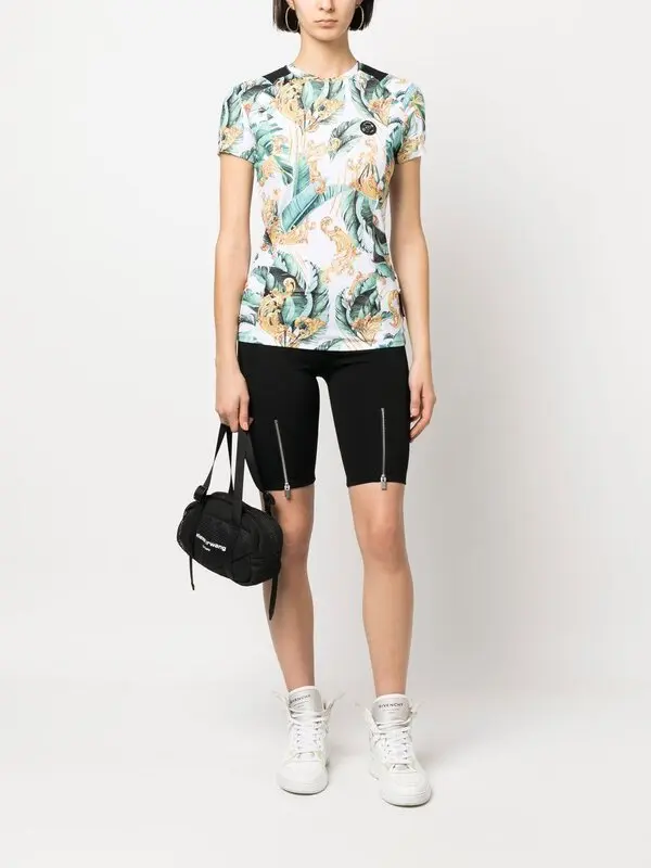 PLEIN SPORT Logo-patch T-shirt