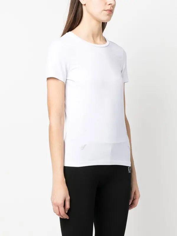 Emporio Armani Solid Cotton-modal T-shirt