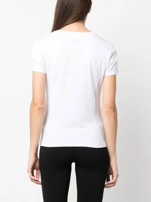Emporio Armani Solid Cotton-modal T-shirt
