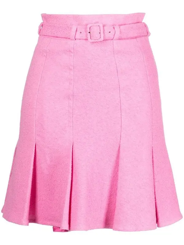 PATOU High-waisted Pleated Skirt - Pink