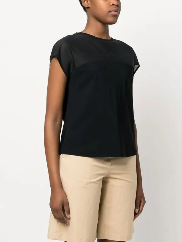 Herno Tulle-panel T-shirt