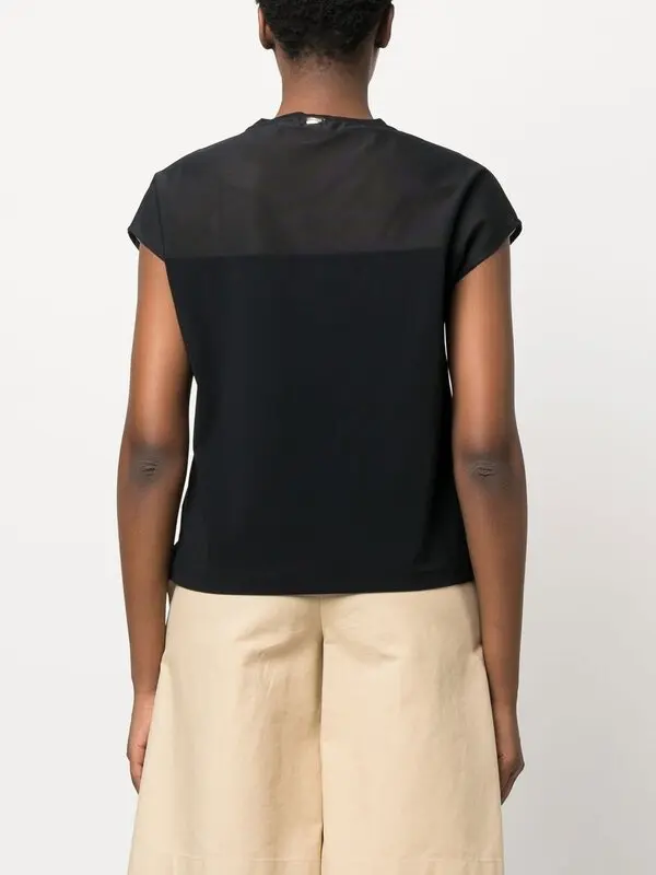 Herno Tulle-panel T-shirt