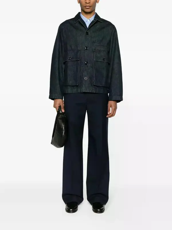 LEMAIRE Denim Shirt Jacket - Blue