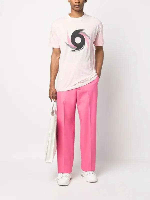 Palm Angels Hurricane Devore-print T-shirt