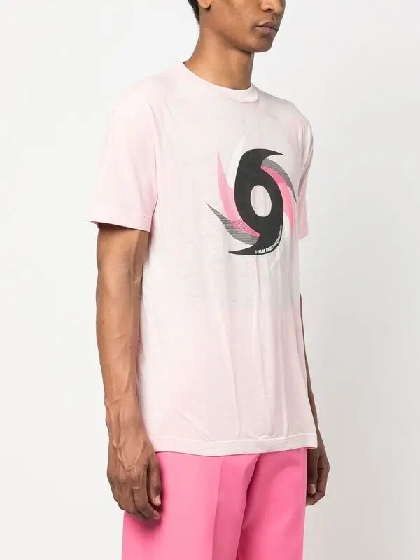 Palm Angels Hurricane Devore-print T-shirt
