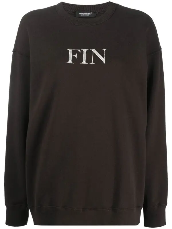 Undercover Graphic-print Cotton Sweatshirt - Brown