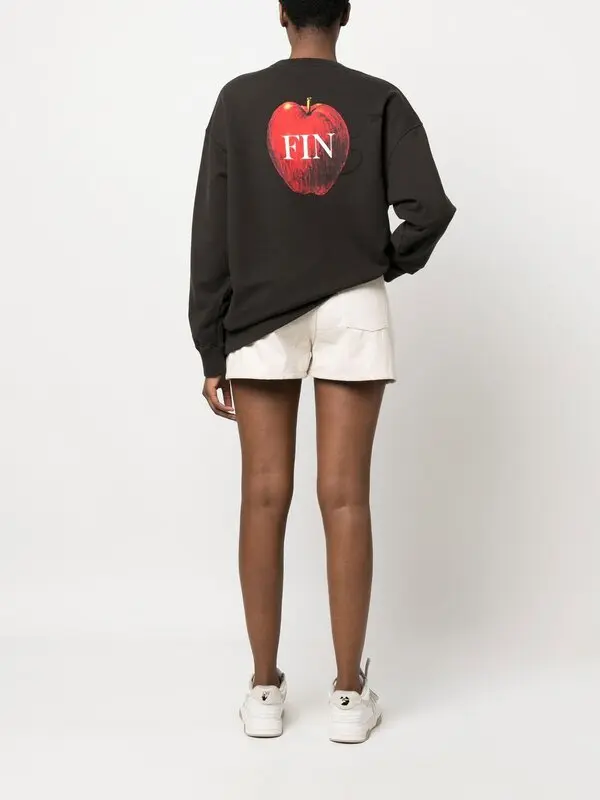 Undercover Graphic-print Cotton Sweatshirt - Brown