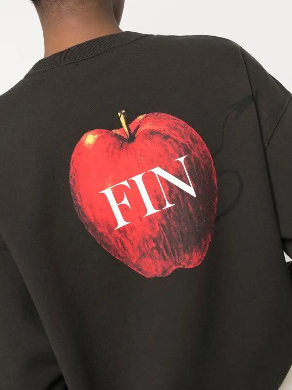 Undercover Graphic-print Cotton Sweatshirt - Brown