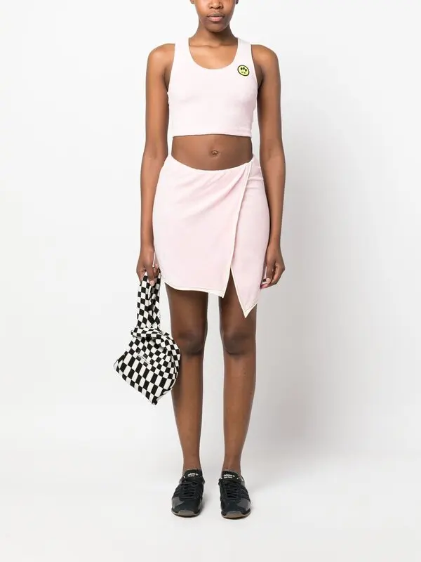 BARROW Logo-patch Terry Tank Top