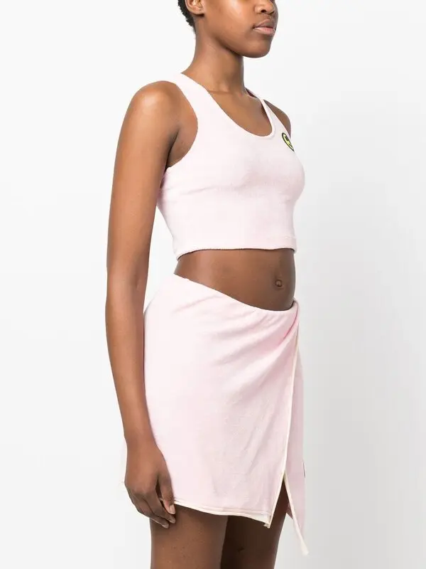 BARROW Logo-patch Terry Tank Top