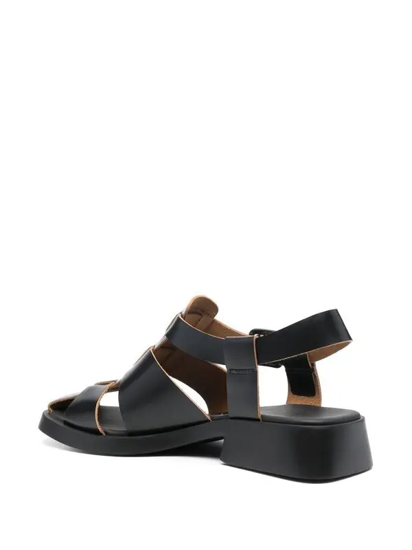 Camper Dana Buckled Sandals - Black
