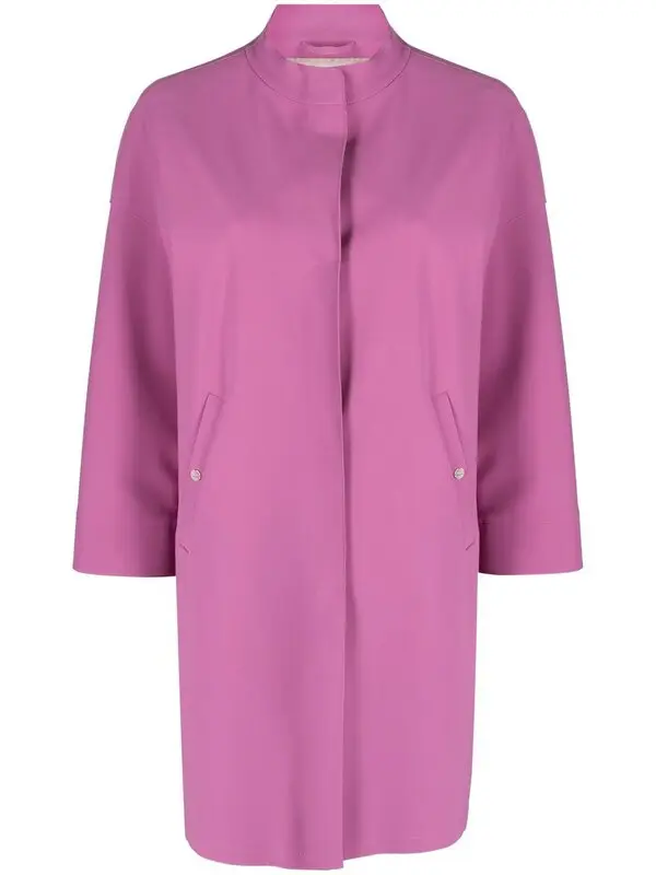 Herno Concealed-fastening Coat