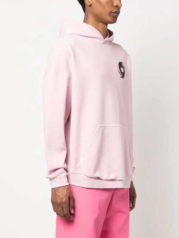 Palm Angels Hurricane Devore-print Hoodie