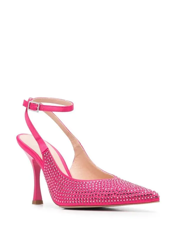 Liu Jo Embellished Pointed-toe Pumps